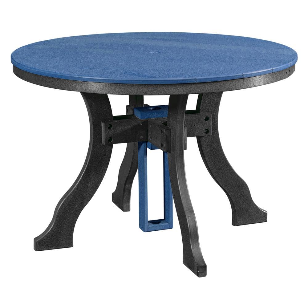 American Furniture Classics Adirondack Series Black Frame Round High ...