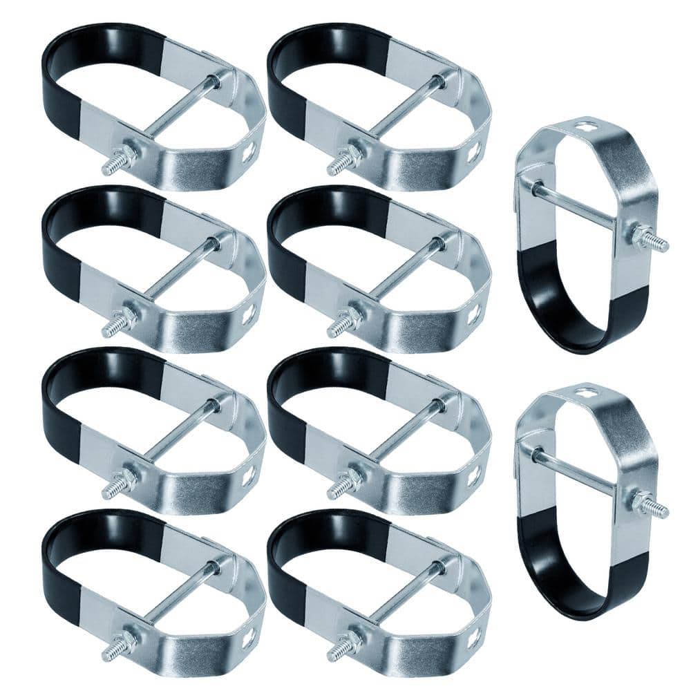 PLUMBFLEX 1-1/4 in. Clevis Hanger for Vertical Pipe Support in Light ...