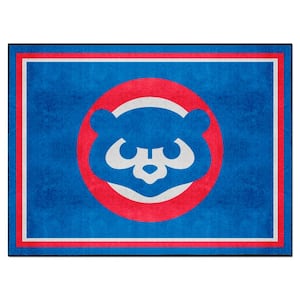 FANMATS Chicago Cubs 8ft. x 10 ft. Plush Area Rug 37497 - The Home Depot
