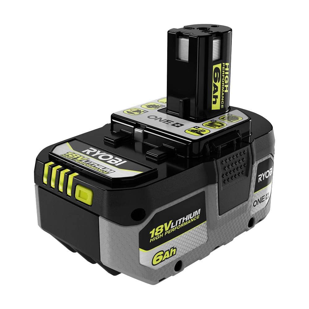 RYOBI ONE+ 18V 6.0 Ah HIGH PERFORMANCE Battery (4-Pack) PBP2007-PBP2007 ...