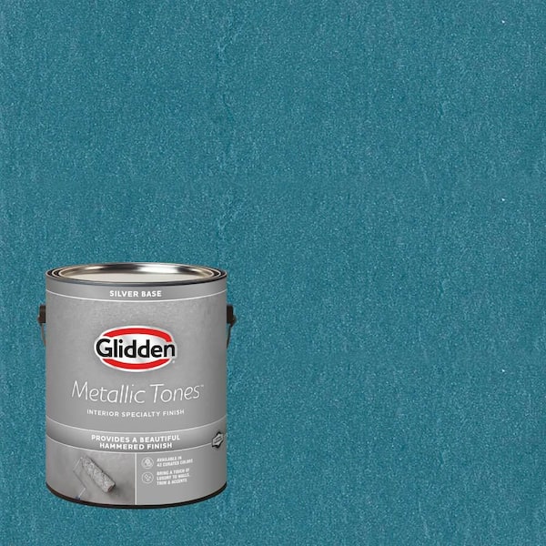 GLIDDEN METALLIC TONES 1 gal. MTL114 Aqua Essence Metallic Interior ...