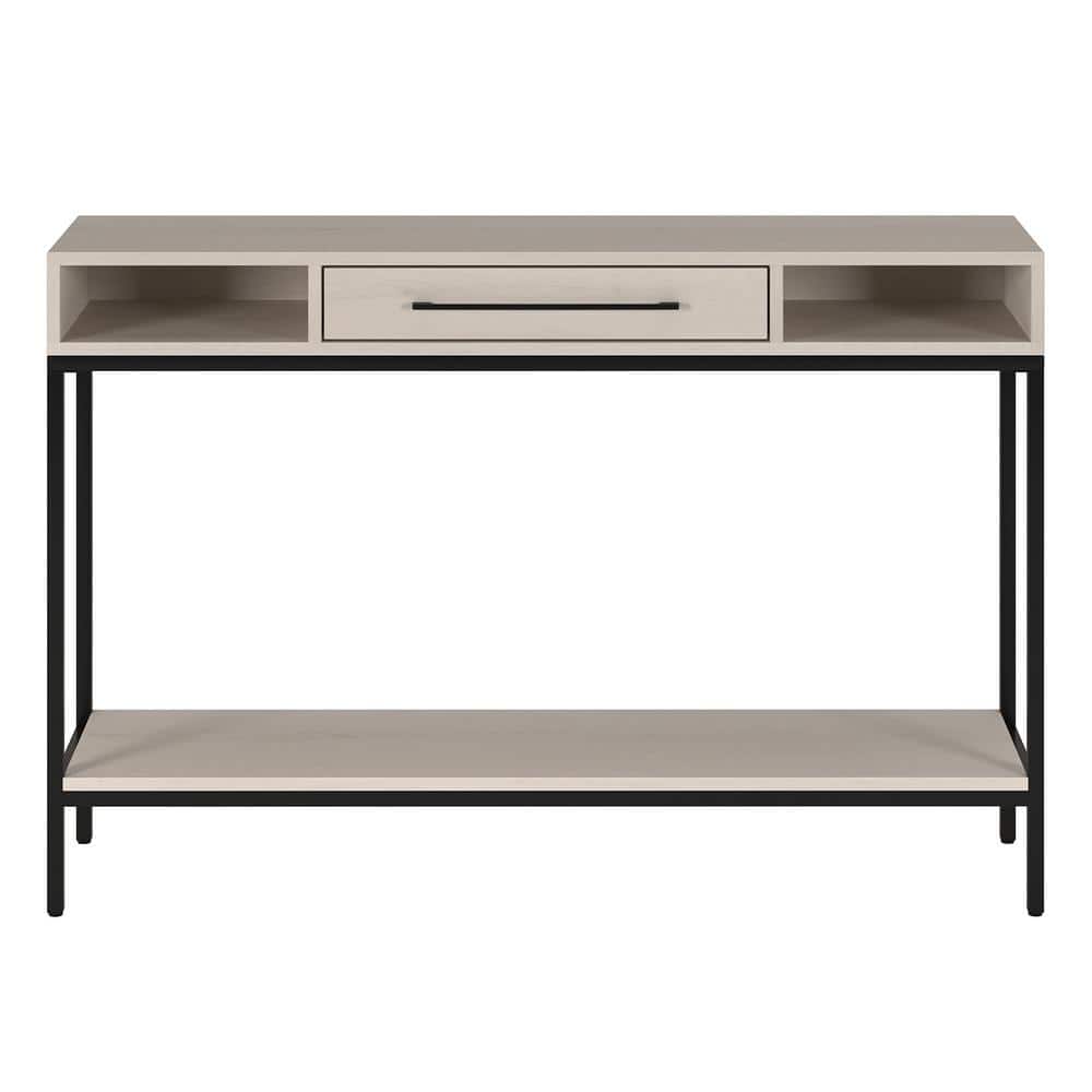 Meyer&Cross Arroyo 45 in. Blackened Bronze and Alder White Rectangle ...