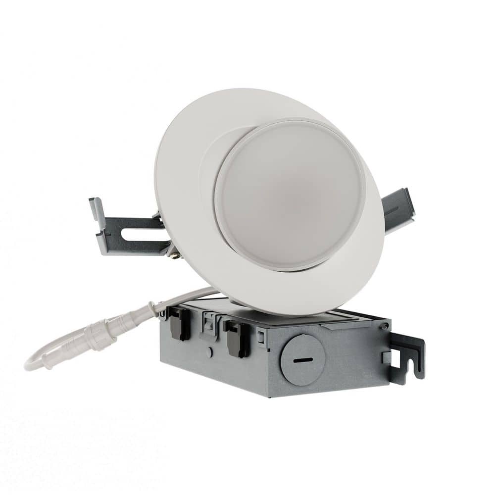 HALO HLA 4 in. Canless LED Recessed Lighting With Super Adjustable ...