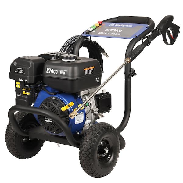Westinghouse WPX 3800 psi 3.6 GPM 274cc Cold Water Gas Powered Triplex Pump Pressure Washer with 5 Quick Connect Nozzles WPX3800 The Home Depot