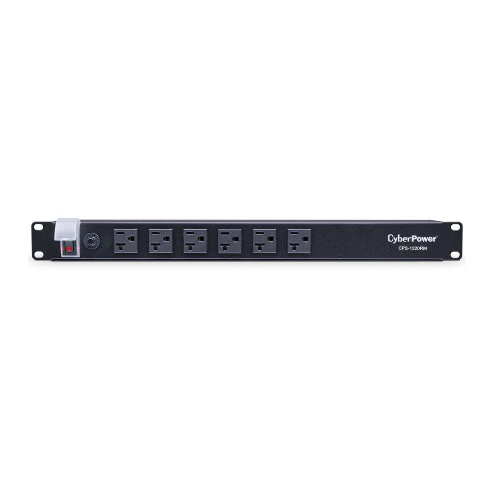 CyberPower 120-Volt 12-Outlet 1U Rackmount PDU CPS1220RM - The Home Depot