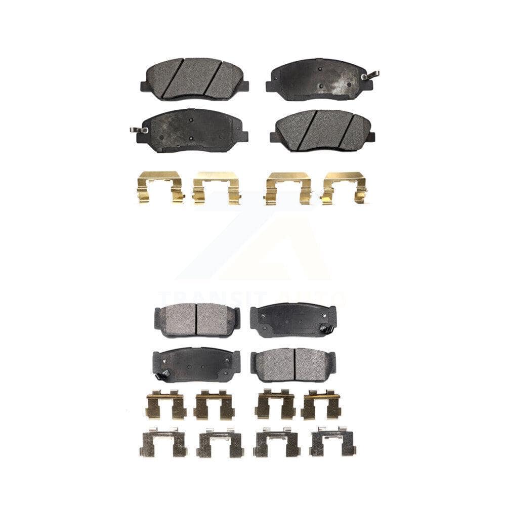 TEC Front Rear Ceramic Brake Pads Kit For Kia Sedona Hyundai Entourage ...