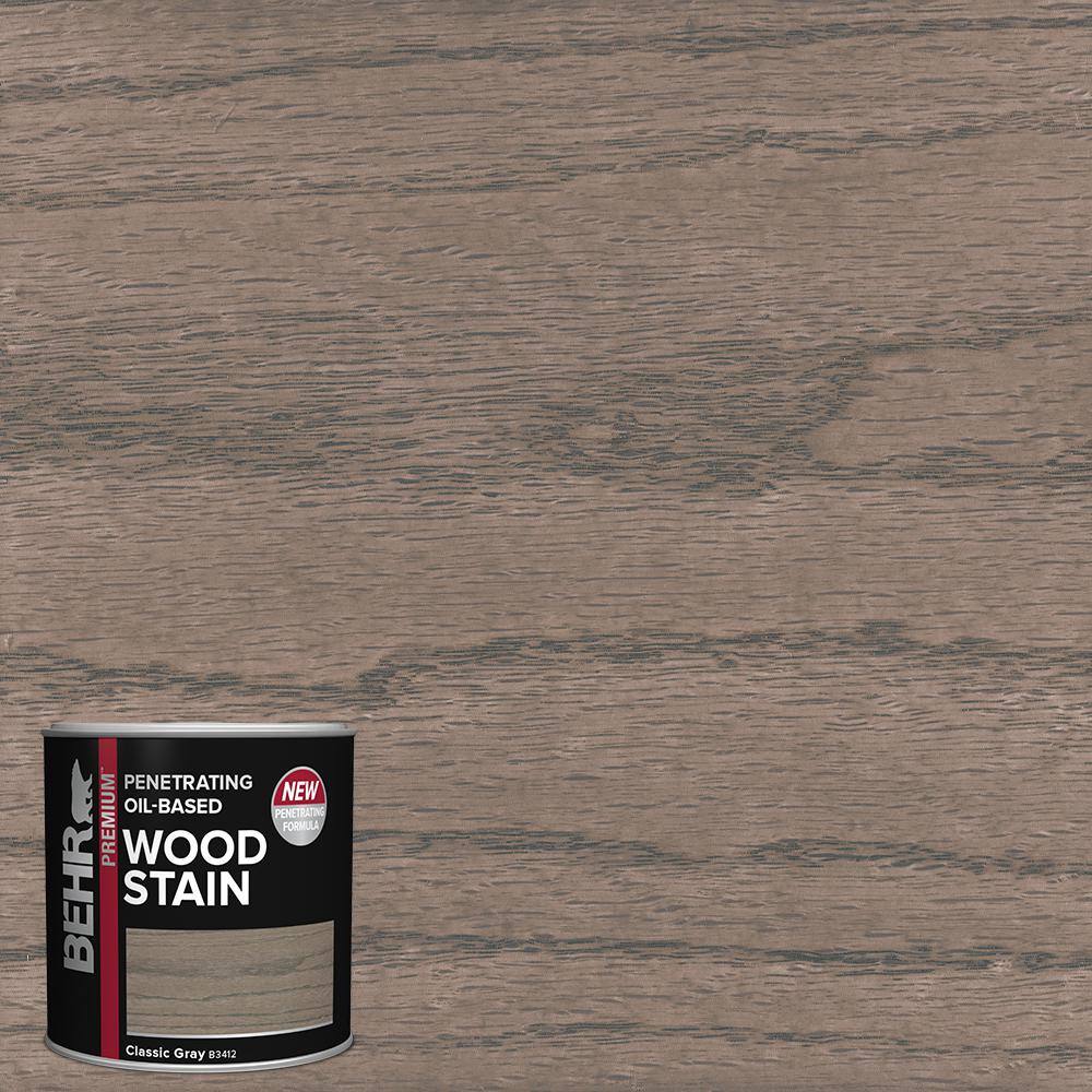 Reviews for BEHR PREMIUM 8 oz. #TIS-512 Classic Gray Transparent Oil ...