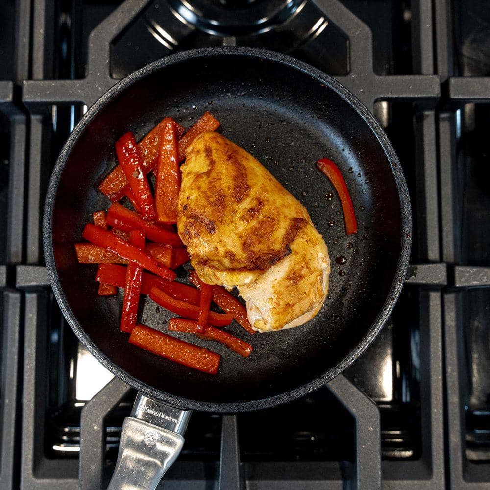 Swiss Diamond CXD 8 in. Nonstick Ceramic Frying Pan Glossy Black ...