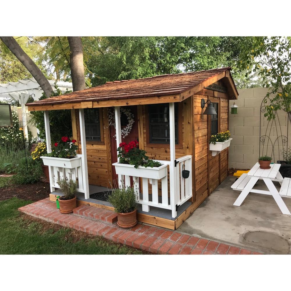 Buy 9 ft. x 7 ft. Cozy Cabin Playhouse Online | Ubuy Nepal