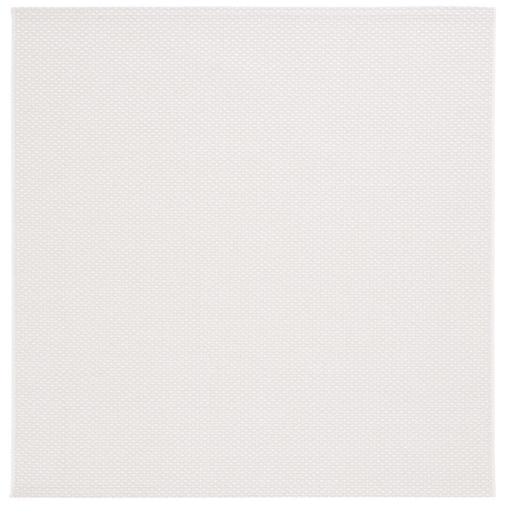 SAFAVIEH Sisal All-Weather Ivory 7 ft. x 7 ft. Solid Woven Indoor ...