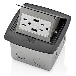 NEWHOUSE ELECTRIC Pop-Up Floor Outlet, Electrical Box for Wood Sub ...