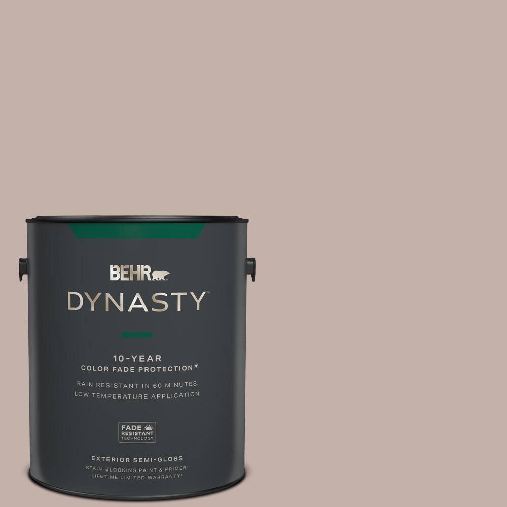 BEHR DYNASTY 1 gal. #PPU17-10 Mauvette Semi-Gloss Enamel Exterior Stain ...