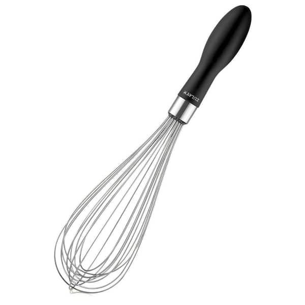 Zulay Kitchen 11 in. Stainless Steel Balloon Whisk Z-BLN-WSK-BLK - The ...