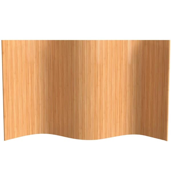 RED LANTERN Bamboo Wave 48 in. Honey Room Divider BF-4WAVE-HON - The ...