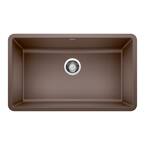Blanco Valea Undermount Granite 32 in. x 19 in. Single Bowl Kitchen ...