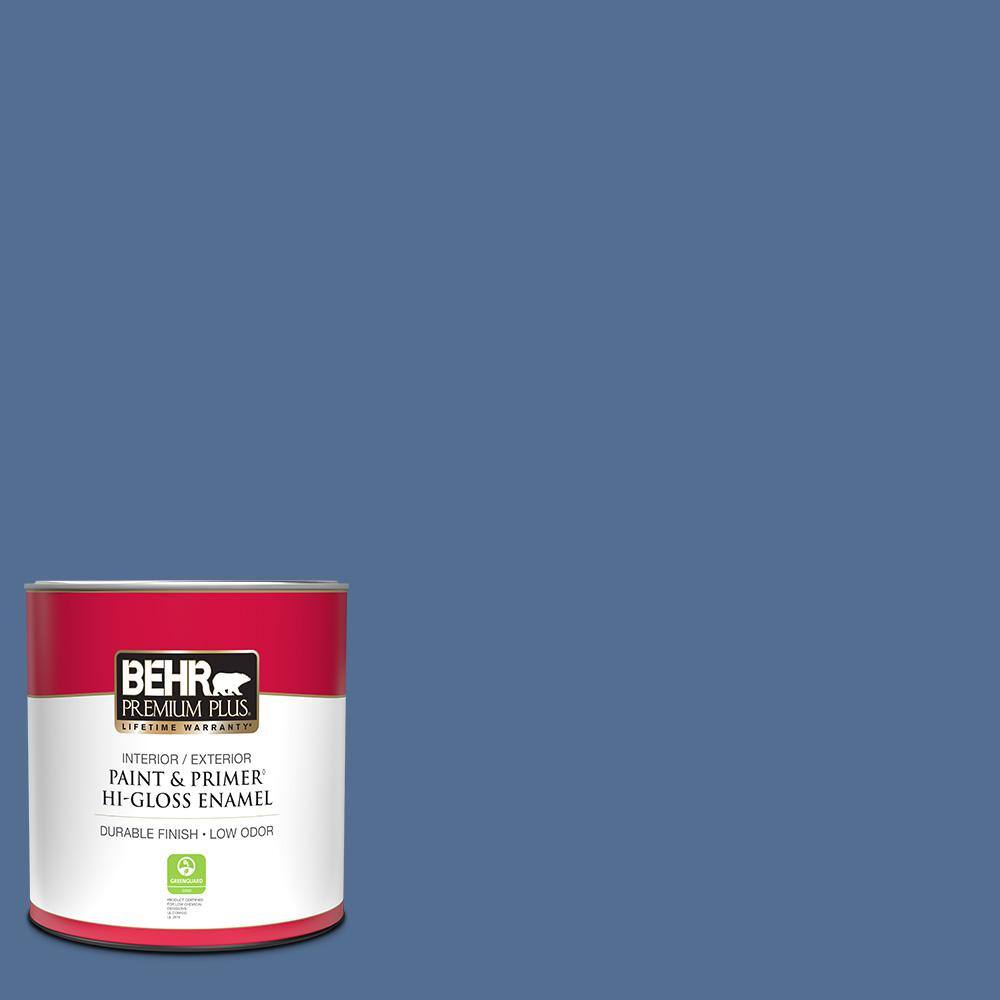 Have a question about BEHR PREMIUM PLUS 1 qt. #M530-6 Charter Blue Hi ...