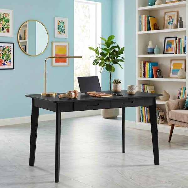 Reviews for Flash Furniture Black 28 in. W Clifton Modern Computer Desk ...