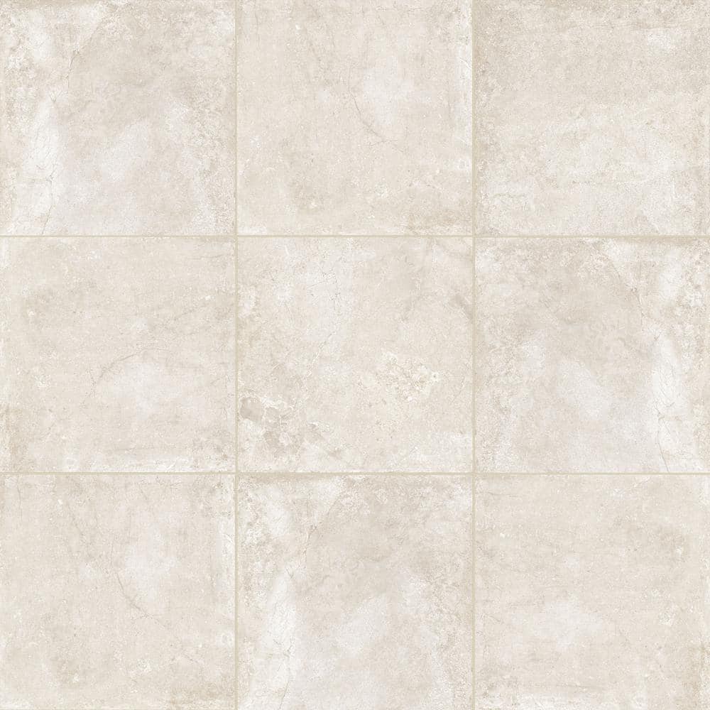 Reviews for MSI Sorena Cream 24 in. x 24 in. Matte Porcelain Marble ...