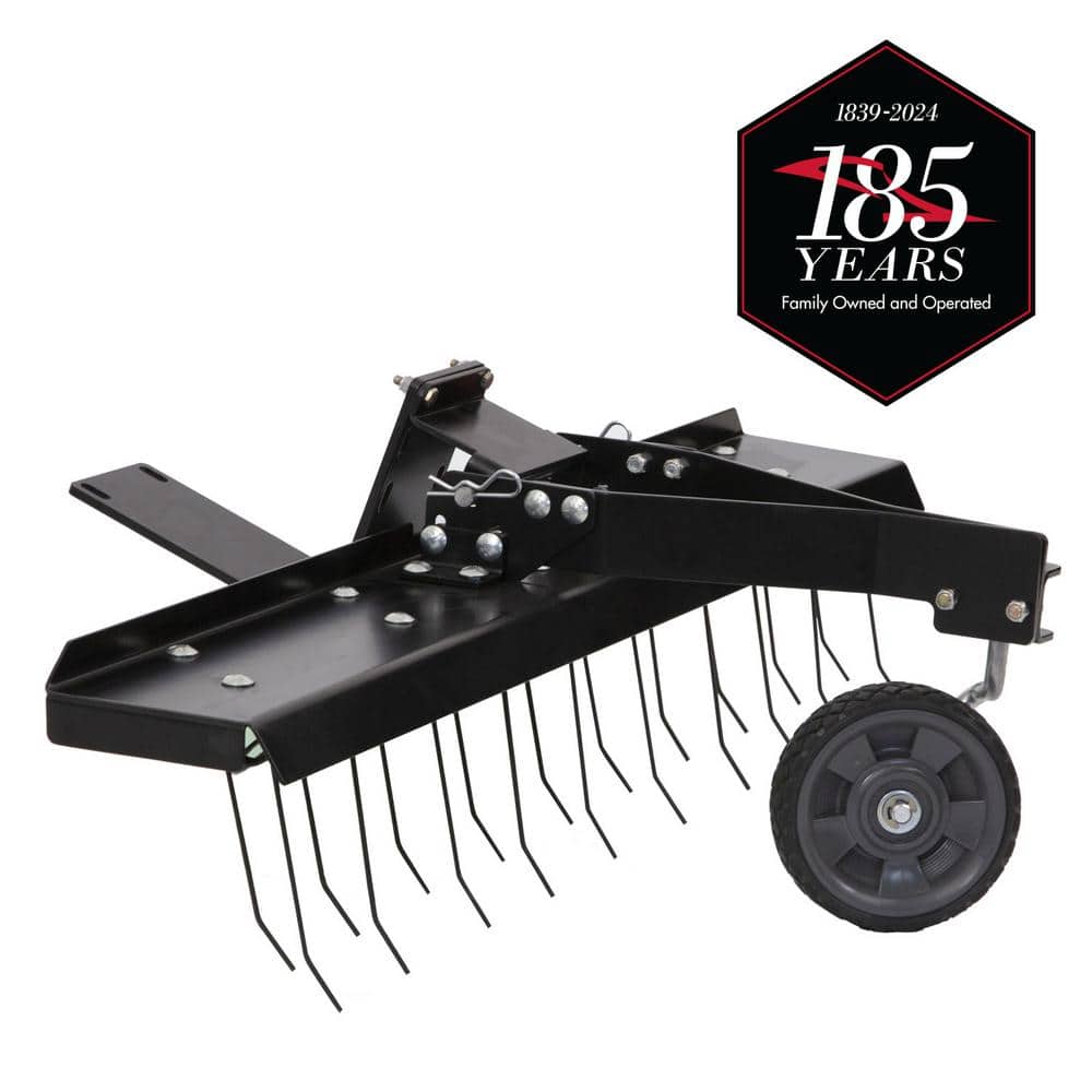 Brinly-Hardy 38 in. Front Mount Dethatcher for RYOBI Electric Riding ...