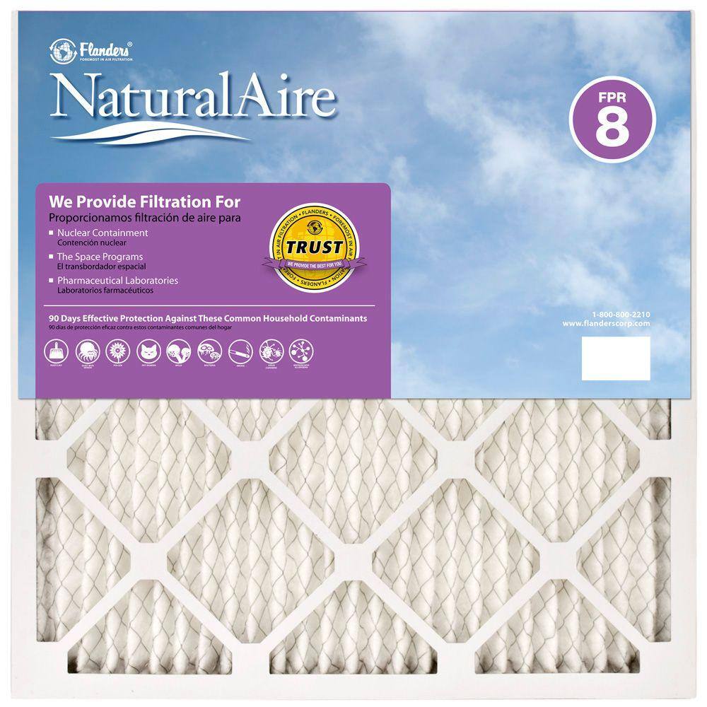 NaturalAire 16 x 16 x 1 Best FPR 8 Pleated Air Filter 95000.011616 ...