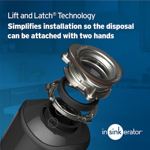 InSinkErator Badger 100, 1/3 HP Continuous Feed Kitchen Garbage ...