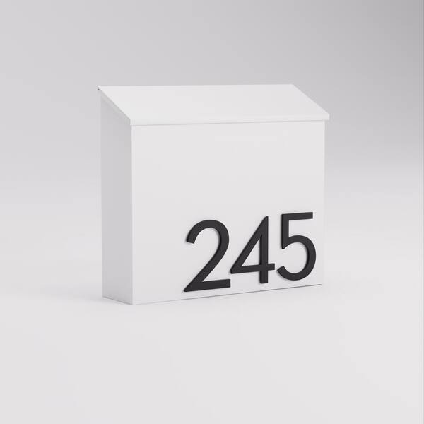 Post & Porch The Inbox Wall-Mounted Mailbox inbox-white - The Home Depot