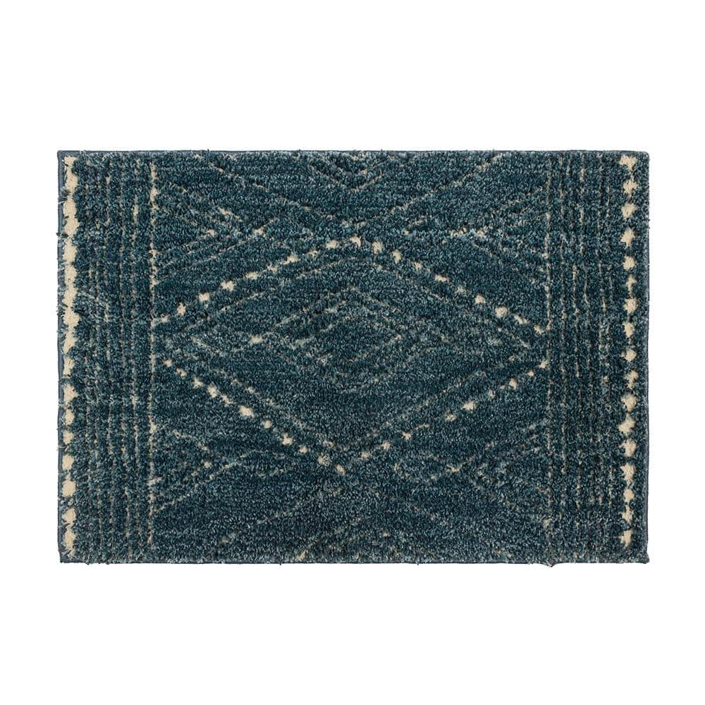 Mohawk Home Vado Blue 2 ft. x 3 ft. Geometric Scatter Area Rug 761042 ...