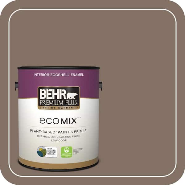 BEHR PREMIUM PLUS 1 gal. #PPU5-17 Cardamom Spice Eggshell Enamel EcoMix ...