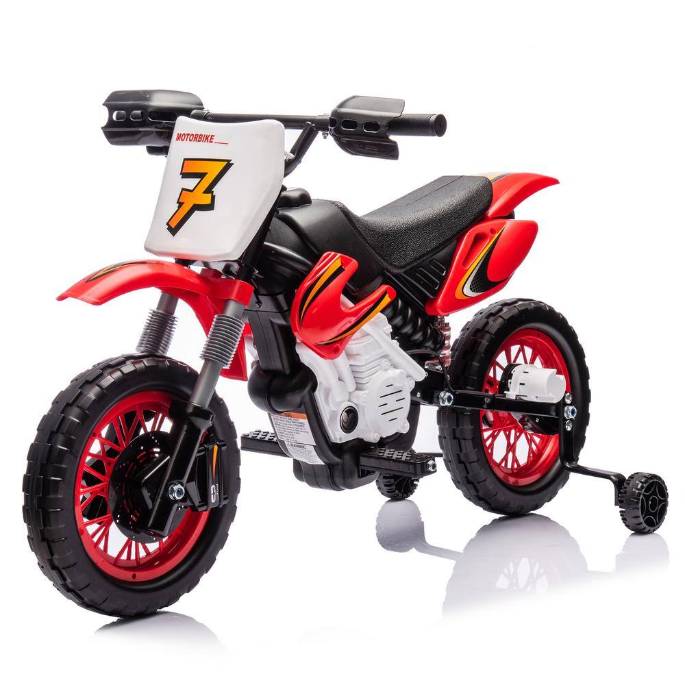 Siavonce 12V Kids Ride On Electric Toy Motorcycle, Rear Suspension ...