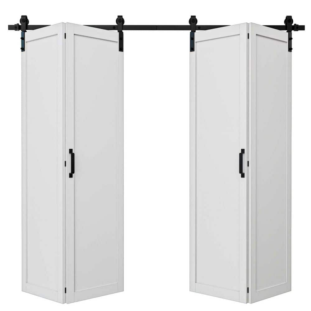 ARK DESIGN 80 in. x 84 in. 1 Panel White Primed Composite MDF Assembly ...