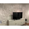 Art3dwallpanels 19.7 in. x 19.7 in. 32 sq. ft. White PVC 3D Wall Panel ...