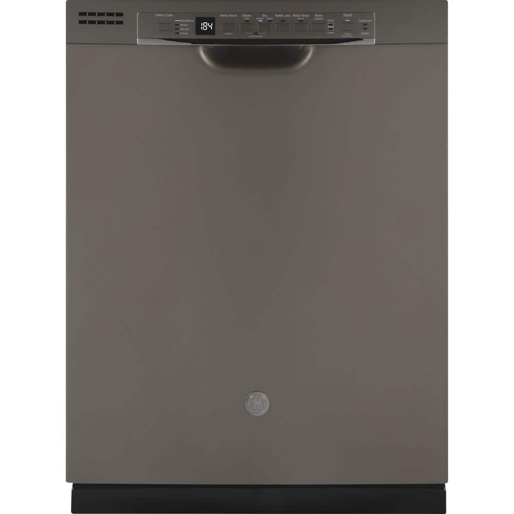 GE 24 in. Fingerprint Resistant Slate Front Control Smart Built-In Tall ...