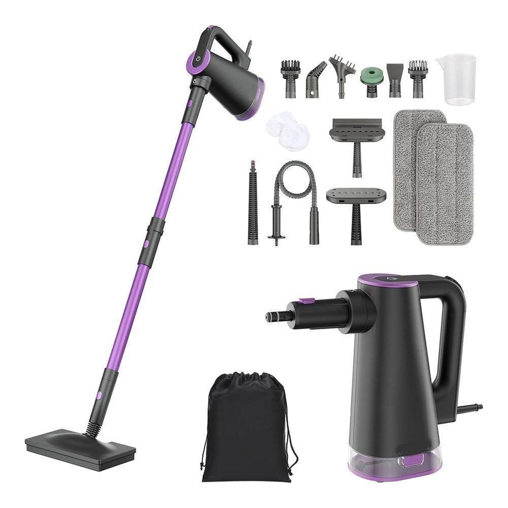 Anqtovp Commercial Corded Steam Mop for Hardwood, Tile, Carpet, Windows ...