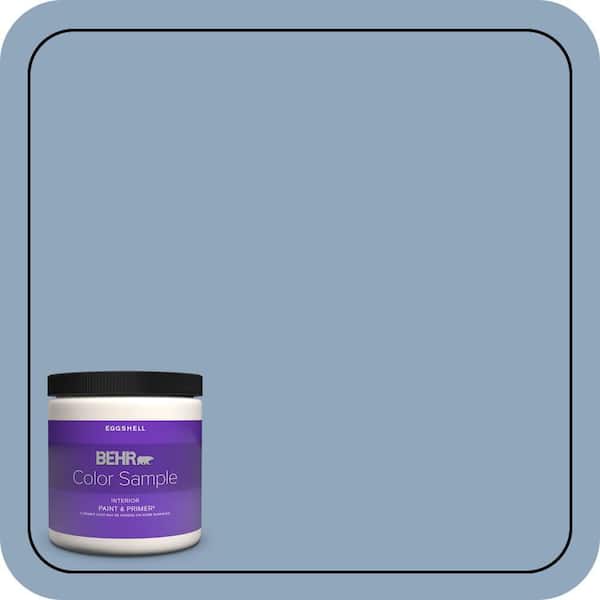 BEHR PREMIUM PLUS 8 oz. #PPU14-08 Paris Eggshell Enamel Interior Paint ...
