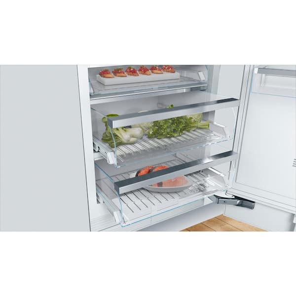 Bosch Benchmark Series 30 in. W 16.8 cu. ft. Built-In Smart Freezerless ...