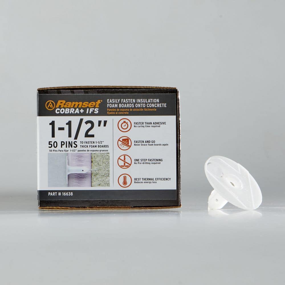 Ramset 1.5 in. Cobra+ IFS Conversion Kit Pins (50-Pack) 16638 - The ...