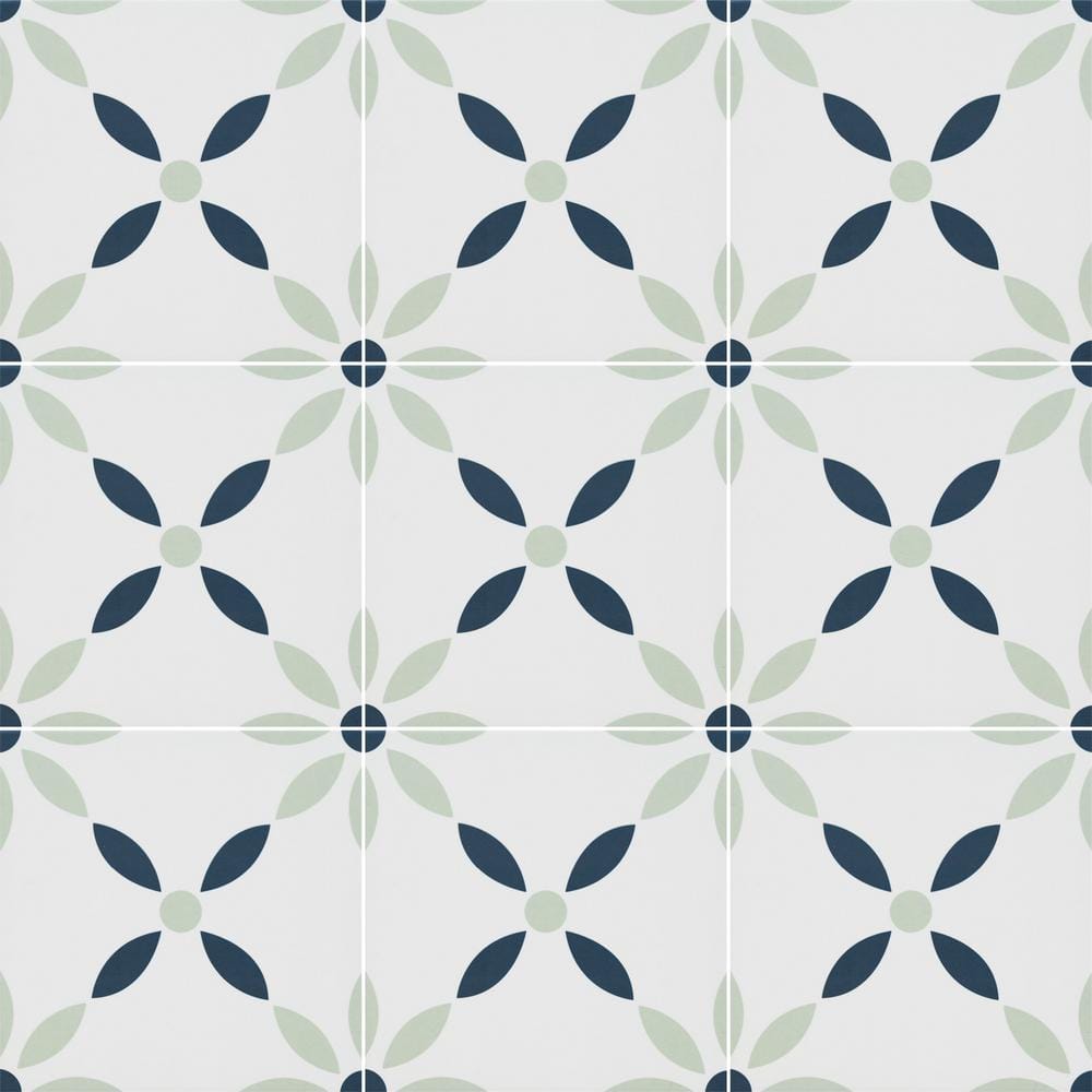 Reviews for MSI Greta 8 in. x 8 in. Matte Porcelain Encaustic Floor and ...