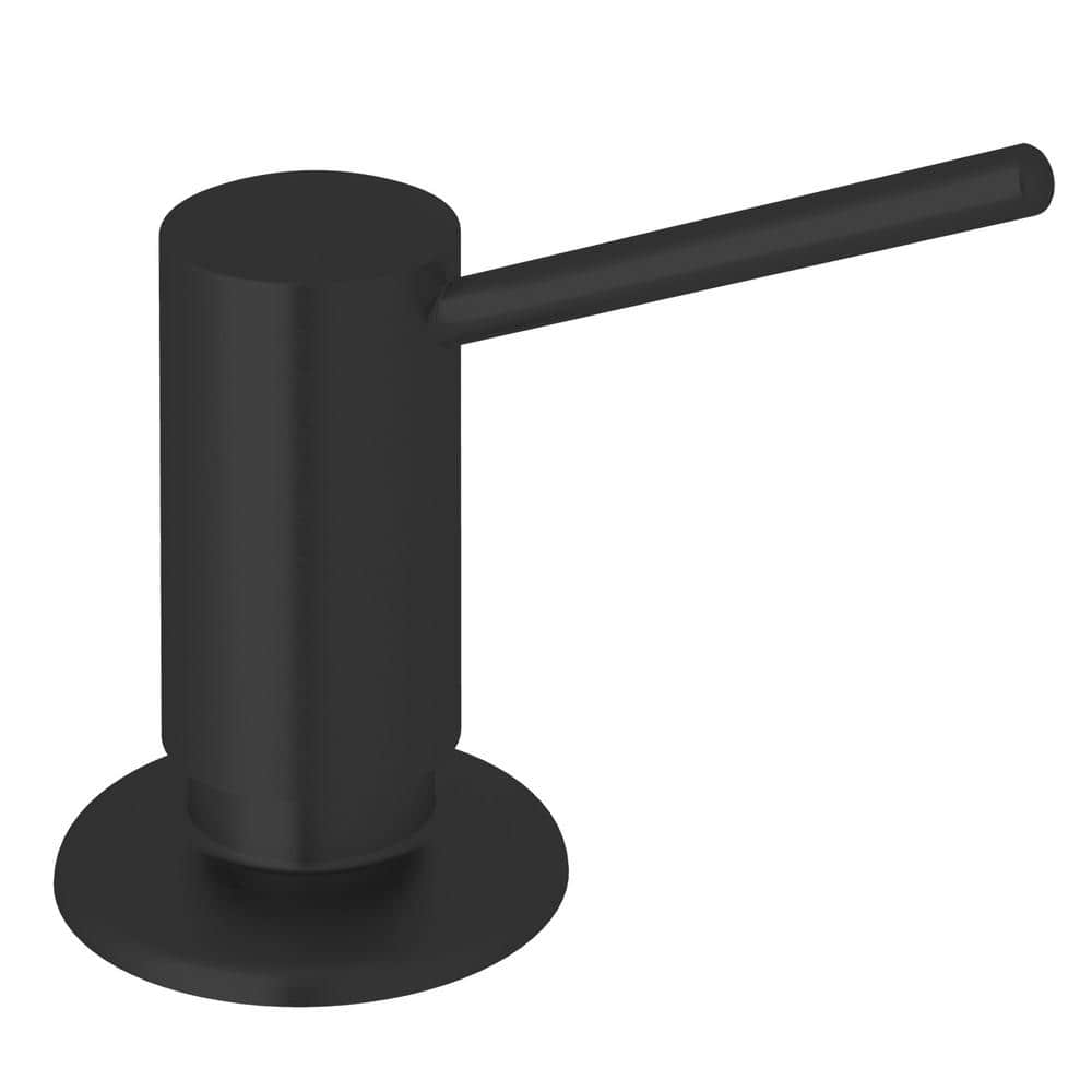ROHL Lux Soap Dispenser in Matte Black LS450LMB - The Home Depot