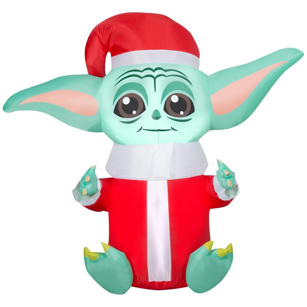 Star Wars 4.6 ft. Tall x 3.2 ft. W Christmas Inflatable Airblown ...