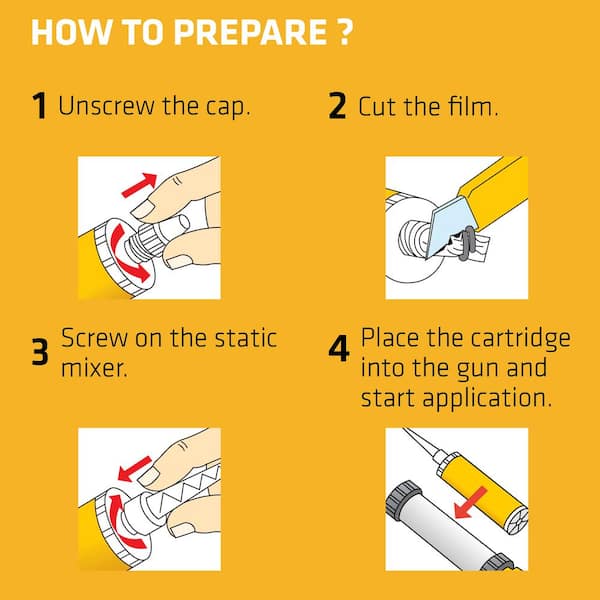 10.1 fl. oz. PowerSet Concrete Gap Filler Repointing | Ubuy Qatar