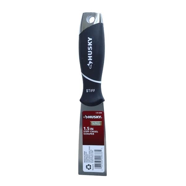 Husky 1.5 in. Chisel Putty Knife DSX15S-HUS - The Home Depot