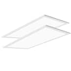 WYZM 2 ft. x 4 ft.175-Watt Equivalent Integrated LED White LED Panel ...