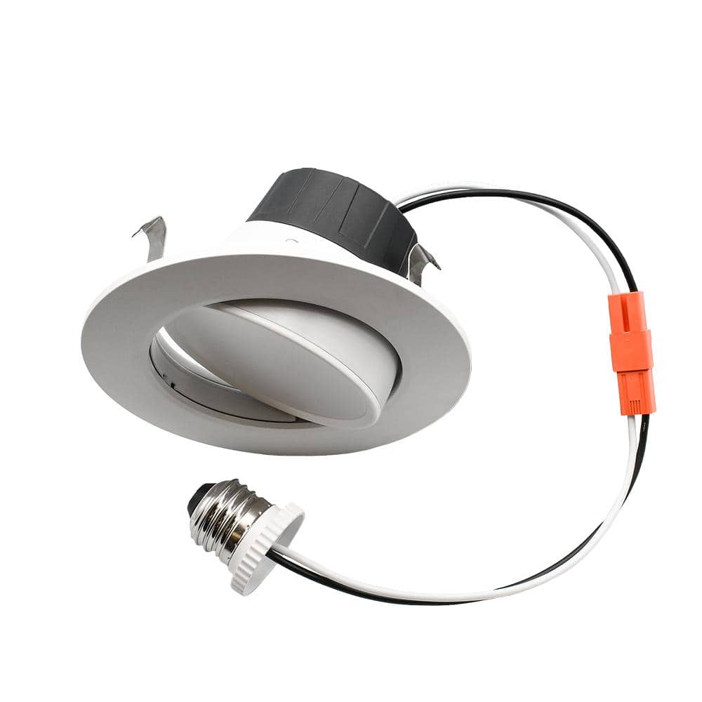 ETI LIGHTING Altair 4 in. Retrofit Gimbal Downlight Integrated LED ...