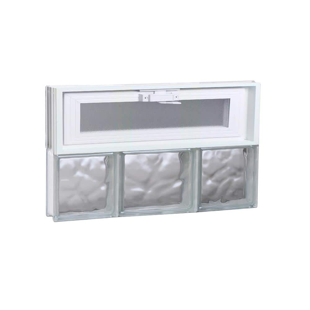 Clearly Secure 19.25 in. x 11.5 in. x 3.125 in. Frameless Wave Pattern ...