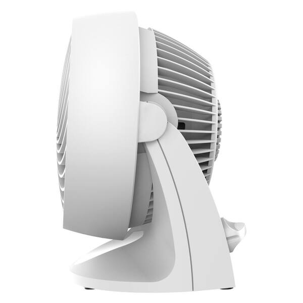 Vornado 533 7.3 in. Small Whole Room Air Circulator Desk Fan in White CR1 0116 73