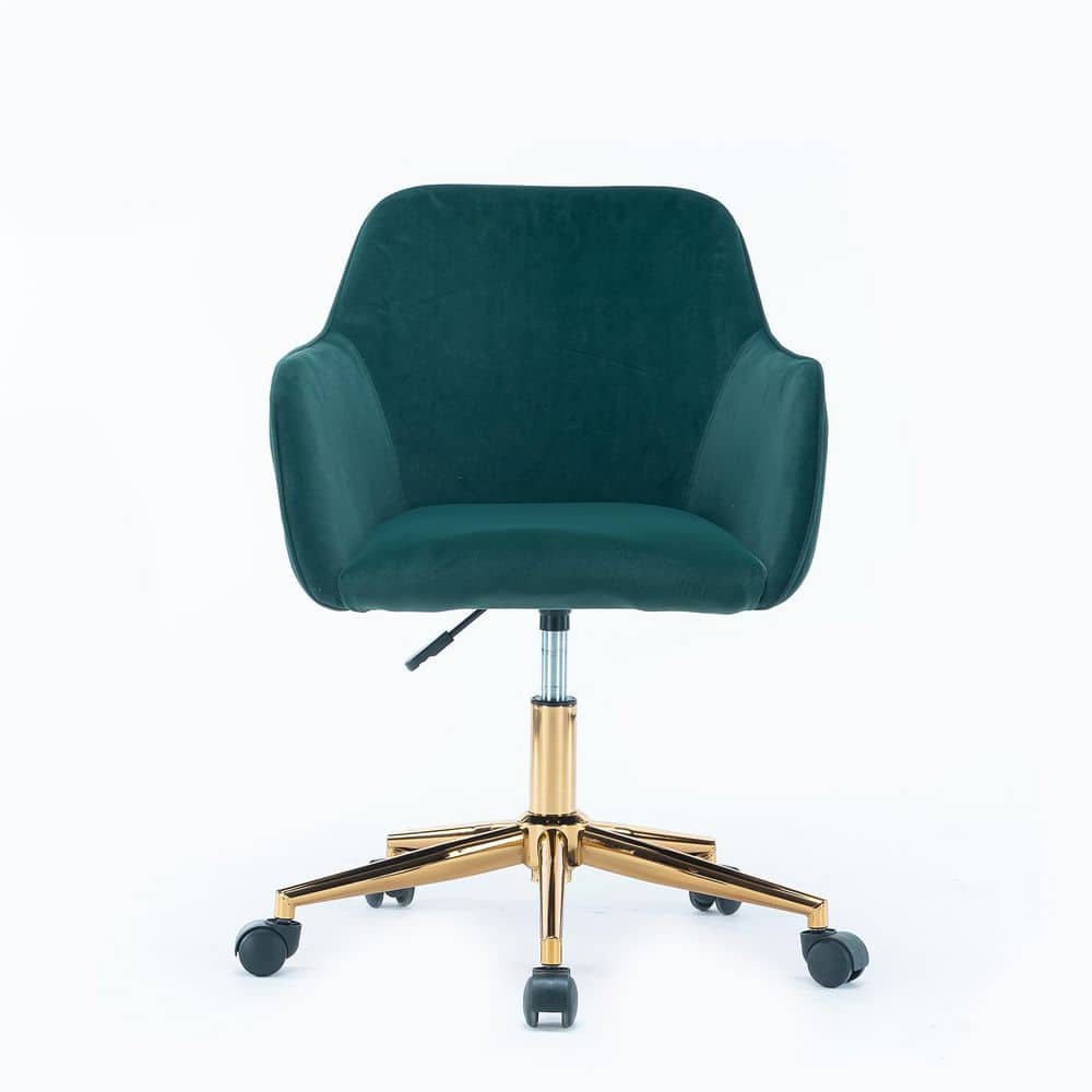 URTR Home Office Green Velvet Task Chair Office Chair 360° Swivel Chair ...