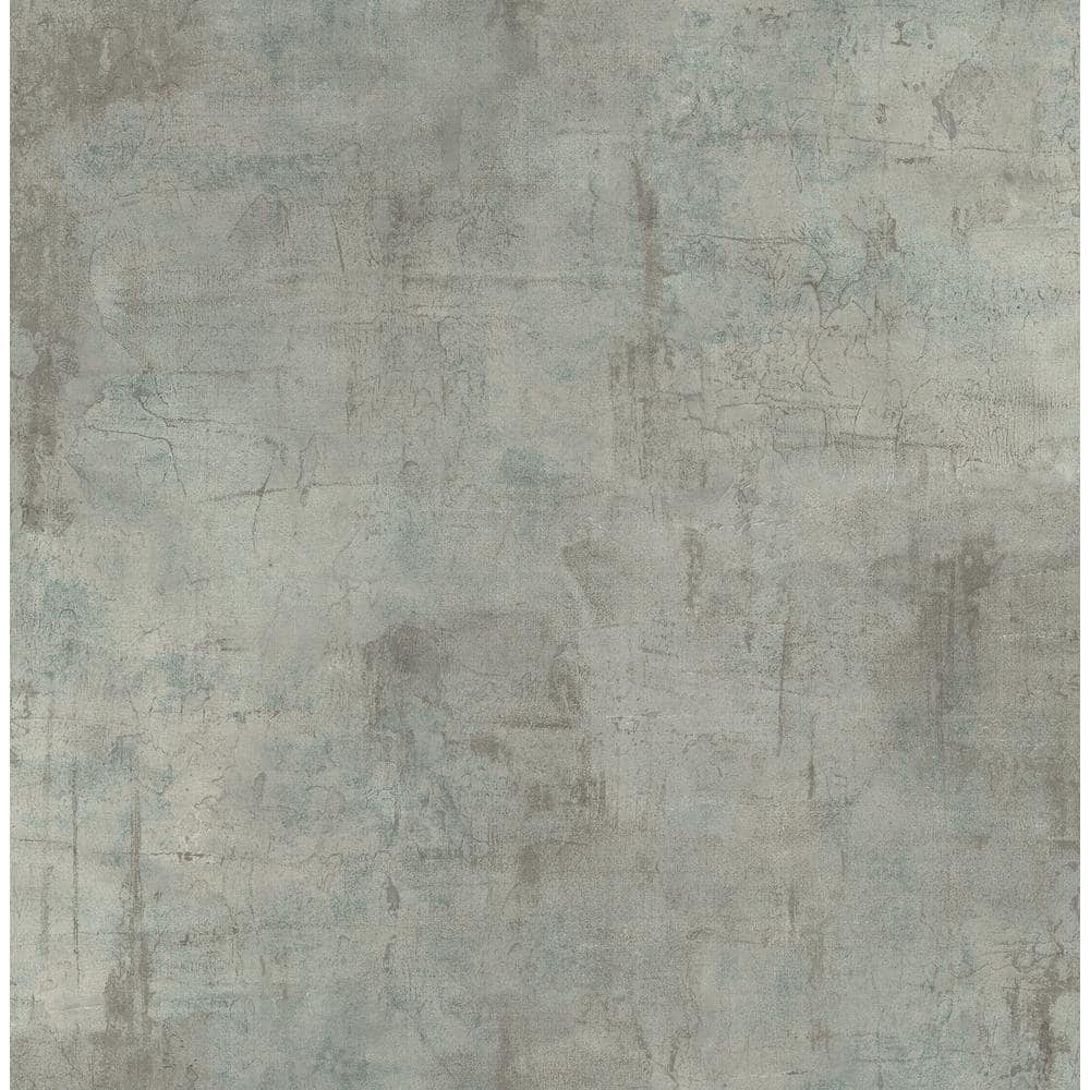 Seabrook Designs Brilliant Texture Metallic Silver and Slate Blue Faux ...