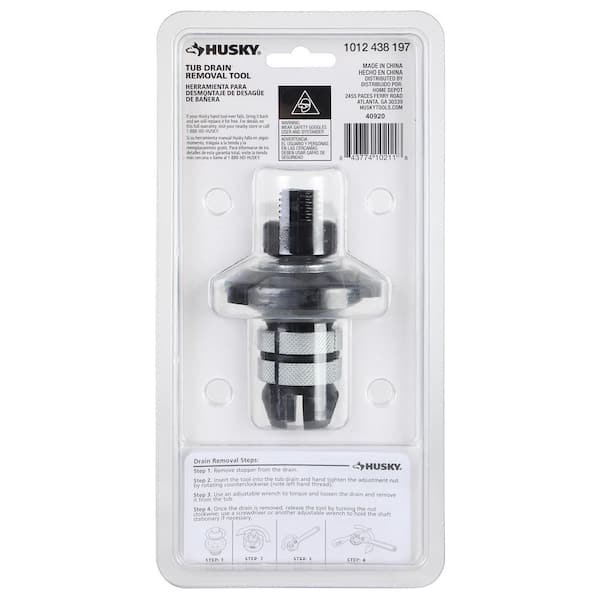 Husky Tub Drain Remover & Installation Tool 410-211-0111 - The Home Depot