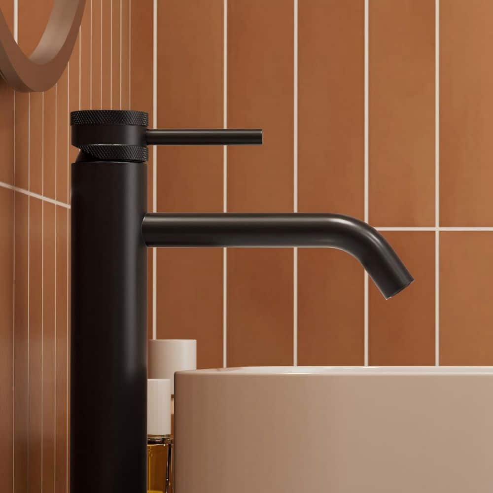 CRANACH Angelsey Single Handle Vessel Sink Faucet with Pop-up Drain ...