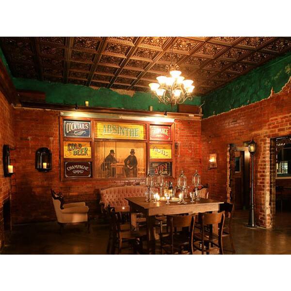 FROM PLAIN TO BEAUTIFUL IN HOURS Da Vinci Antique Gold 2 ft. x 2 ft ...